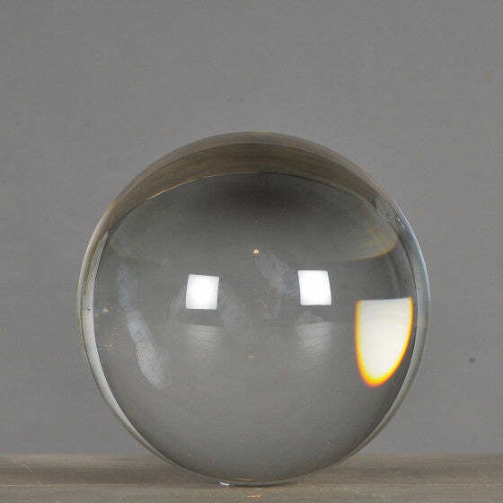 Extra Large Glass Crystal Ball on Stand | Papillon Living